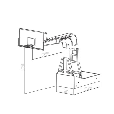 金陵体育 JINLING 奥运之星智能篮球架 YLJ 5B