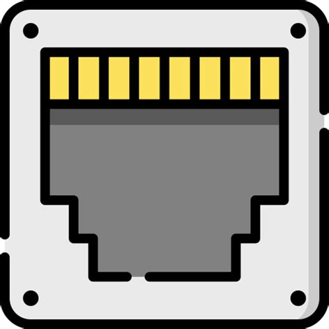 Ethernet Special Lineal Color Icon