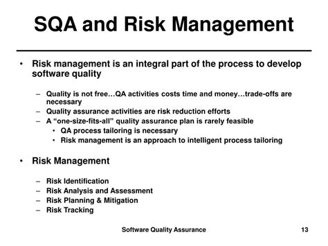 Ppt Software Quality Assurance Lecture Notes M D Dykton 21 April 2003 University Of Maryland