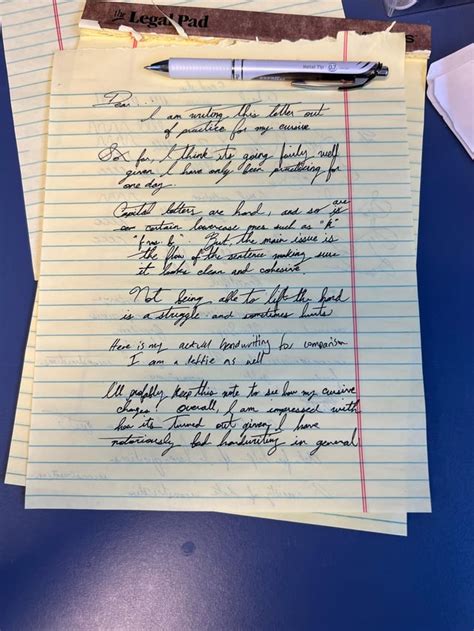 First Day Trying Cursive R Cursive