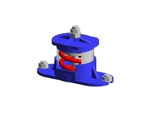 Ms 06 Spring Floor Mount Vibration Isolator 3d Model 3d Model Cgtrader