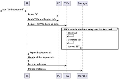 Tidb 快照备份与恢复功能架构 Tidb 文档中心