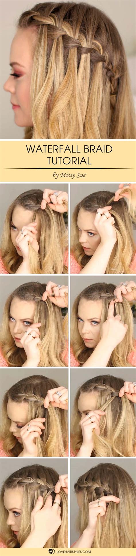 Learn How To Do A Waterfall Braid