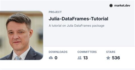 Julia Dataframes Tutorial Ecosystem Directory Marketdev