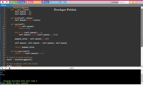 Python Program To Implement Stack Using Queue