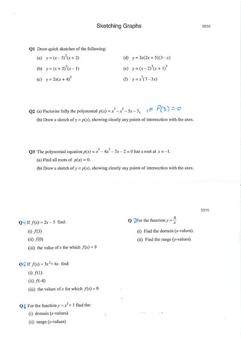 Polynomials Revision Studocu