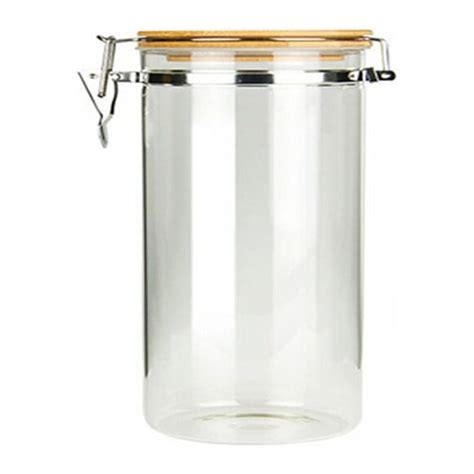 Bins Clear Container With Lid Sealable Storage Jars Flour Honey