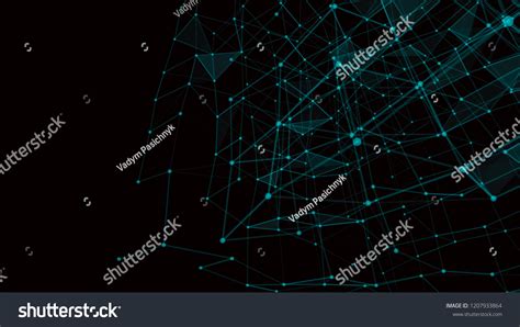 Blockchain Technology Concept Big Data Visualization Stock Illustration Shutterstock