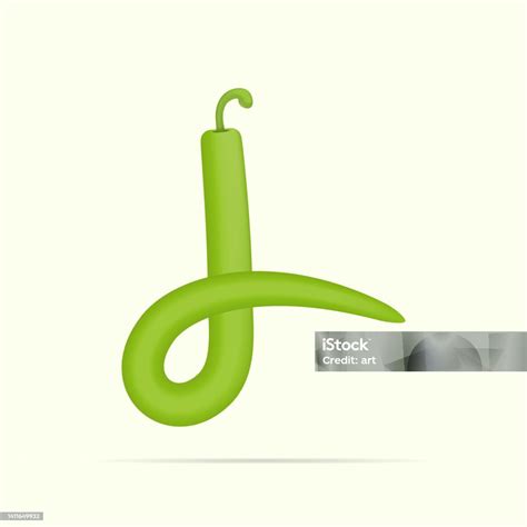 4 수 녹색 칠리 고추 디자인 건강하고 채식주의 자 디자인 자연 템플릿 야채 로고 등을위한 벡터 야채 글꼴 건강한 식생활에 대한 스톡 벡터 아트 및 기타 이미지 Istock