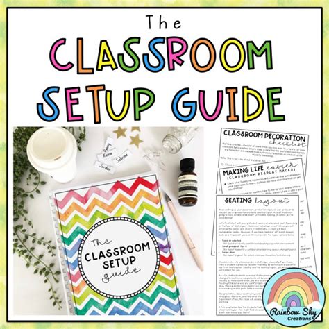Classroom Setup Guide Class Decoration Checklist Rainbow Sky