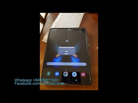 Leaked Galaxy Fold Hands On Video Shows Everything Display Crease Included Phonearena