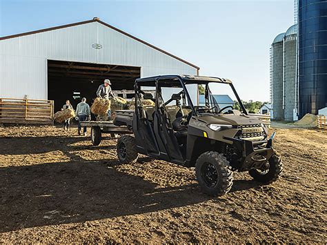New 2024 Polaris Ranger Crew Xp 1000 Premium Desert Sand Utility