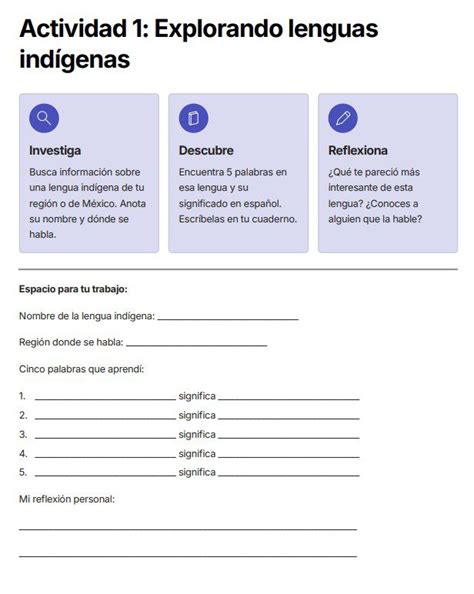 Español Primer Grado De Secundaria Cuadernillo Para Actividades En Casa