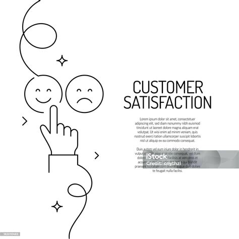 고객 만족 아이콘의 연속 선화입니다 손으로 그린 상징 벡터 일러스트 레이 션 고객 중심에 대한 스톡 벡터 아트 및 기타 이미지 고객 중심 낙서 드로잉 0명 Istock