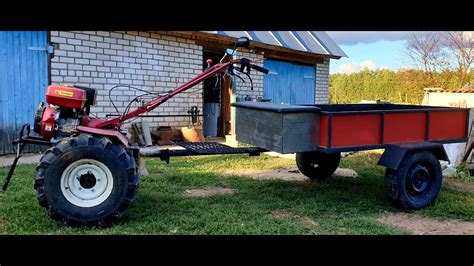прицеп для мотоблока своими руками сделай сам Youtube