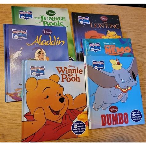 Other Me Reader Disney Books Lot Of 6 Dumbo Winnie The Pooh Aladdin