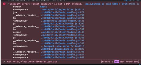 Javascript Styleguidist Not Working Correctly With ReactDOM Render