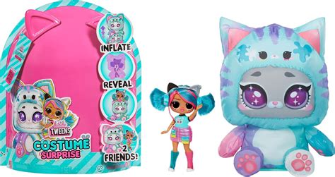 Lol Surprise Tweens Costume Surprise Emma Emo Fashion Doll With Inflatable Teal