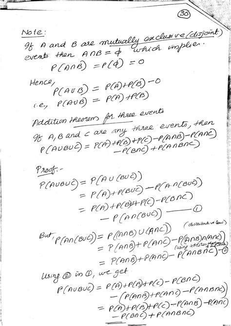 SOLUTION Addition Theorem Of Probability Studypool