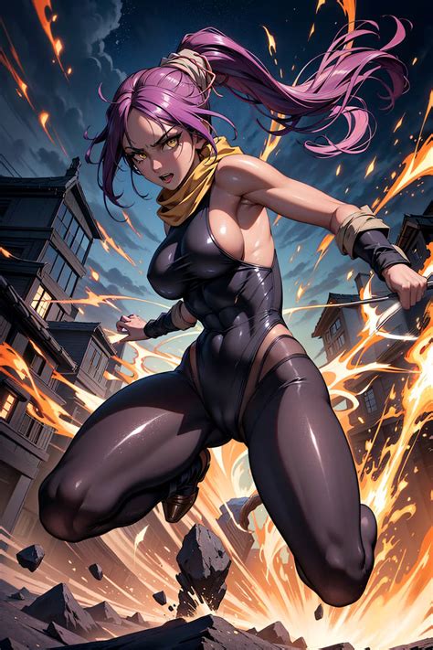 Yoruichi Shihouin Bleach By Rsix Ai On Deviantart