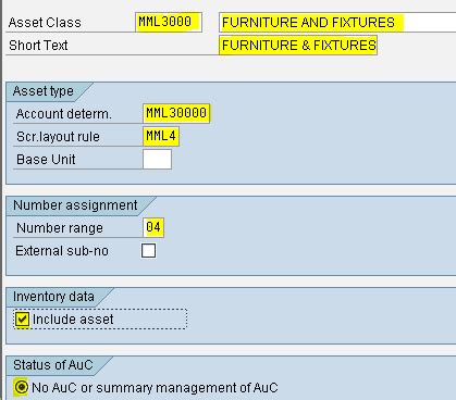 SAP FICO MODULE LEARNING Define Asset Classes In SAP