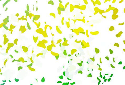 Light Green Yellow Vector Background With Abstract Forms 17378779 Vector Art At Vecteezy