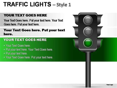 Traffic Lights Style 1 Powerpoint Presentation Slides Powerpoint