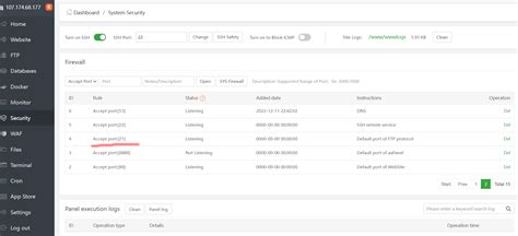 Cant Connect To Ftp Aapanel Free Hosting Control Panel One Click Lamplemp
