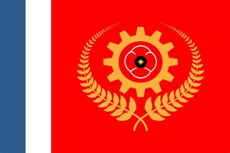Flag Of The French Peoples Republic Tno Universe R Leftistvexillology
