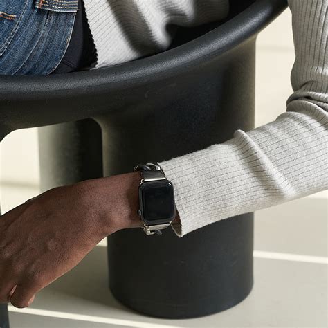 애플워치 스트랩 메탈 체인 팔찌 Ast B1506dco 42mm 44mm 45mm 84000원 아몬즈 주얼리