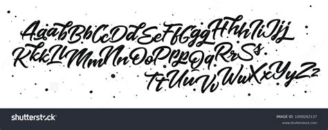 Brush Script Lettering Images Stock Photos Vectors