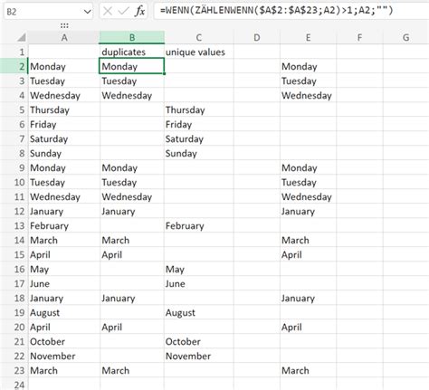 How To Clear Unique Values And Stay With Duplicates Microsoft