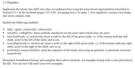 Arraybinarytree Is Given Below Class
