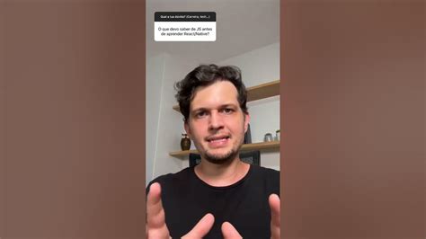 O Que Aprender De Javascript Para Iniciar No React Ou React Native Reactjs Javascript Youtube