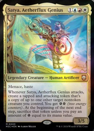Satya Aetherflux Genius From Modern Horizons 3 Modern Horizons 3 Commander Spoiler