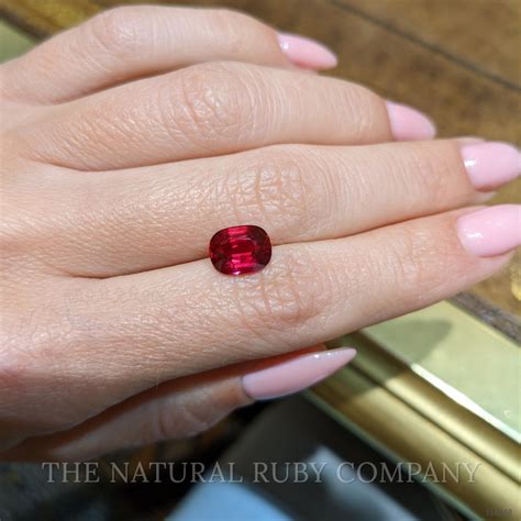 Loose Ruby Cushion 302 Ct R14248 The Natural Ruby Company