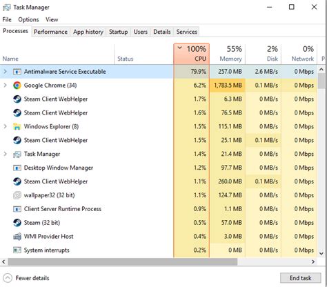 100 cpu usage every time i open an app r buildapc