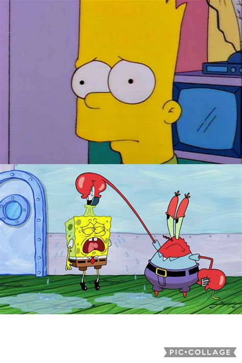 Bart Feels Bad For Spongebob By Ethanthelanafan2013 On Deviantart