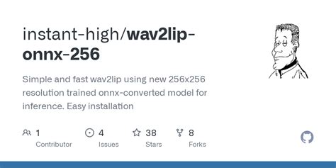 Github Instant Highwav2lip Onnx 256 Simple And Fast Wav2lip Using