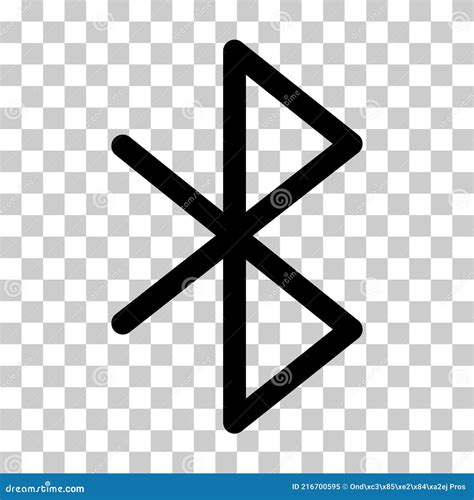 Bluetooth Technology Icon Network Connection Web Symbol Sharing Data For Mobile Computer
