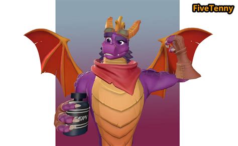 Spyro Protein Sfm Ver By Fivetenny On Deviantart