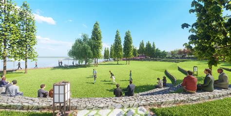 鄂州梁子湖文化旅游区梁子岛启动区景观 武汉华天园林集团有限公司