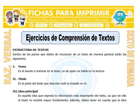 Tipos De Textos Para Sexto Grado De Primaria Image To U