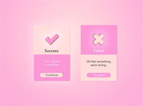 daily ui 011 flash message error success by tali gezehan depicciotto on dribbble