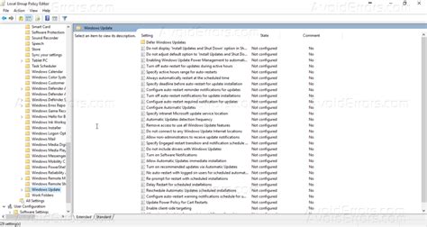 Enable Or Disable Automatic Updates In Windows 10 Via Group Policy