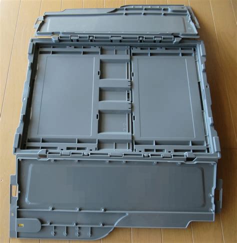 工具や材料の整理整頓にあると便利なtrusco トラスコ の薄型折りたたみコンテナ（tr C50b Gy）のレビュー