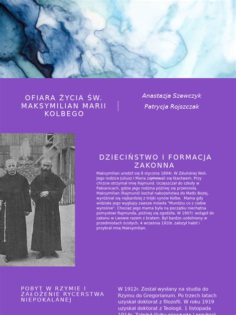 Św Maksymilian Kolbe Pdf