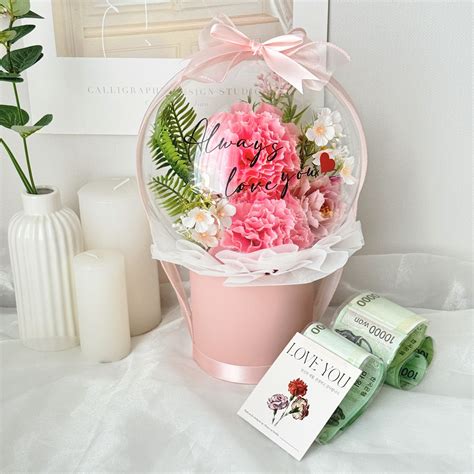 반전 용돈 꽃 풍선 위플레이