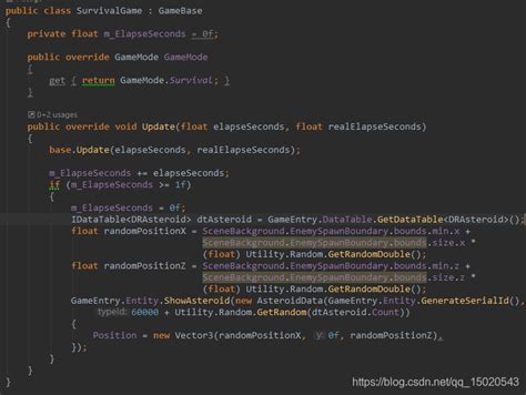Gameframework篇：starforce显示实体（entity）gameframework 实体生成位置 Csdn博客