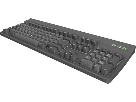 Keyboard 3d Model 3dcadbrowser